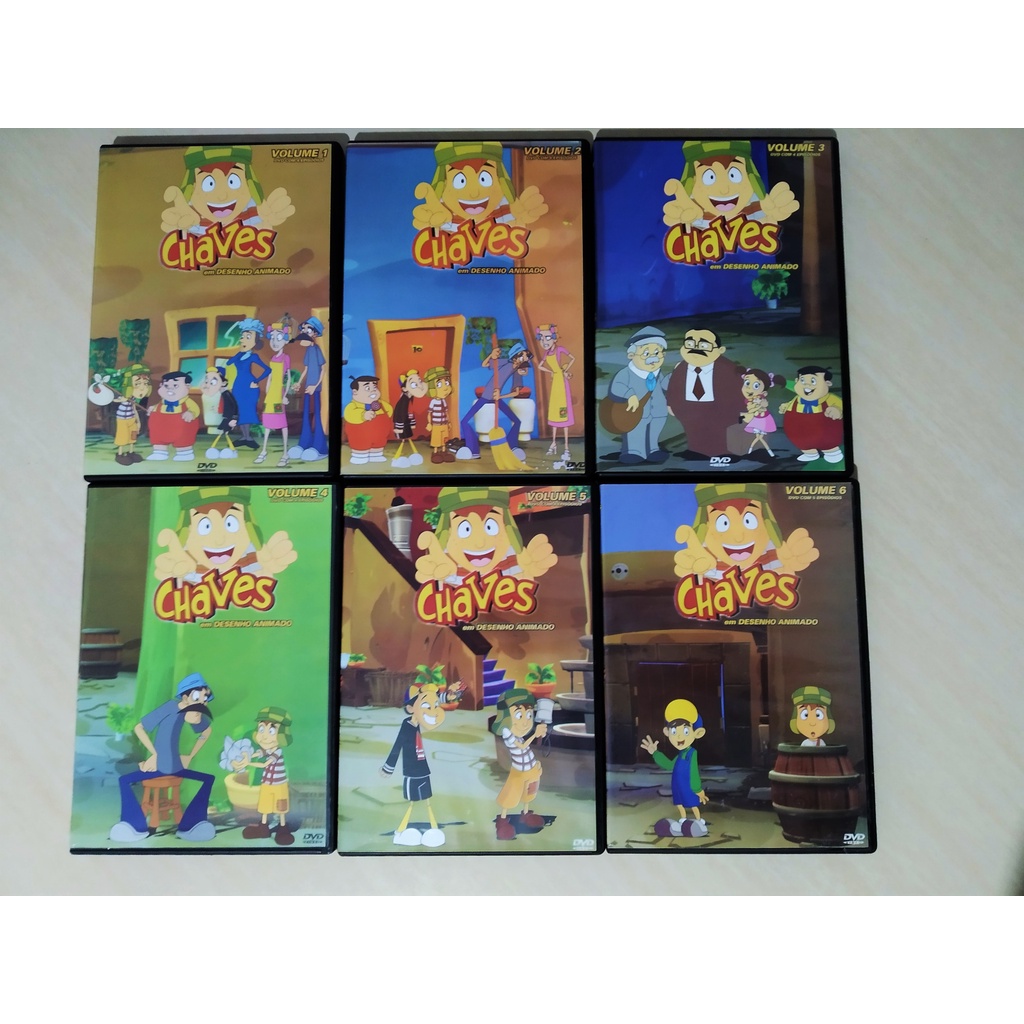 Dvds Chaves Em Desenho Animado - Coleção Completa | Shopee Brasil