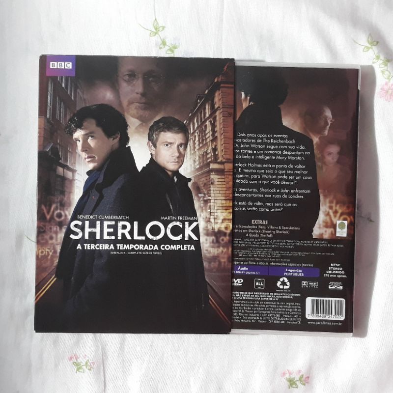 DVD Box Sherlock BBC - 3a temporada completa | Shopee Brasil