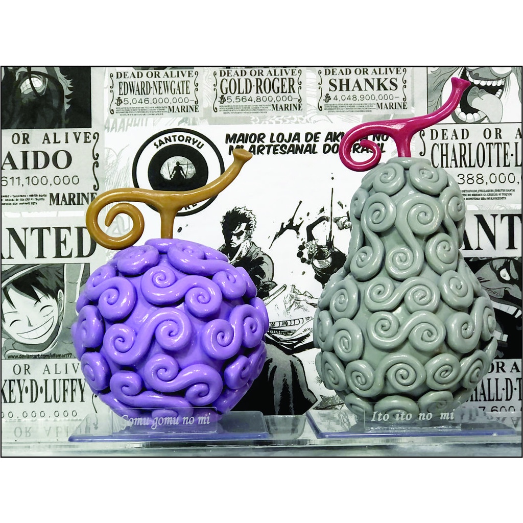 Akuma No Mi - Gomu Gomu & Ito Ito No Mi - One Piece - Miniatura ...