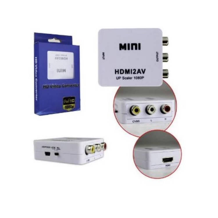 MINI Adaptador Conversor De HDMI | Shopee Brasil