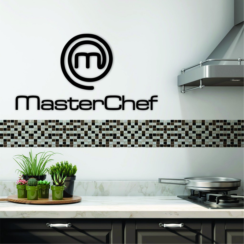 Quadro decorativo em Mdf MasterChef aplique de parede cantinho do ...