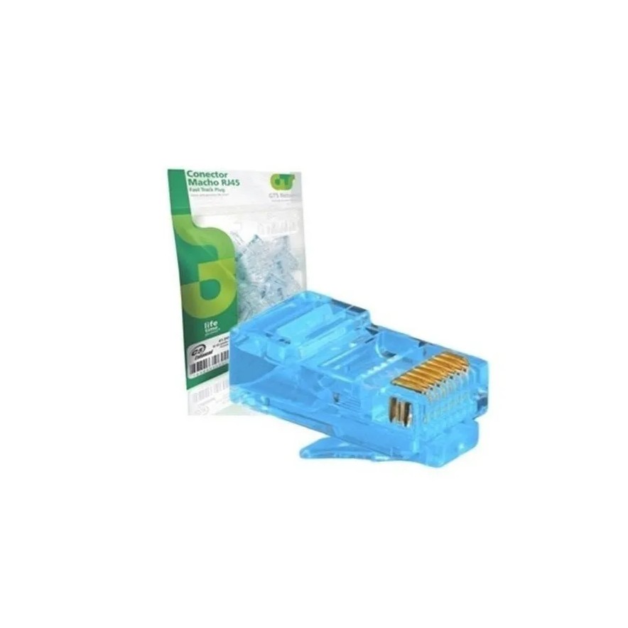 Conector Rj45 Gts Network - 100 Unidades | Shopee Brasil