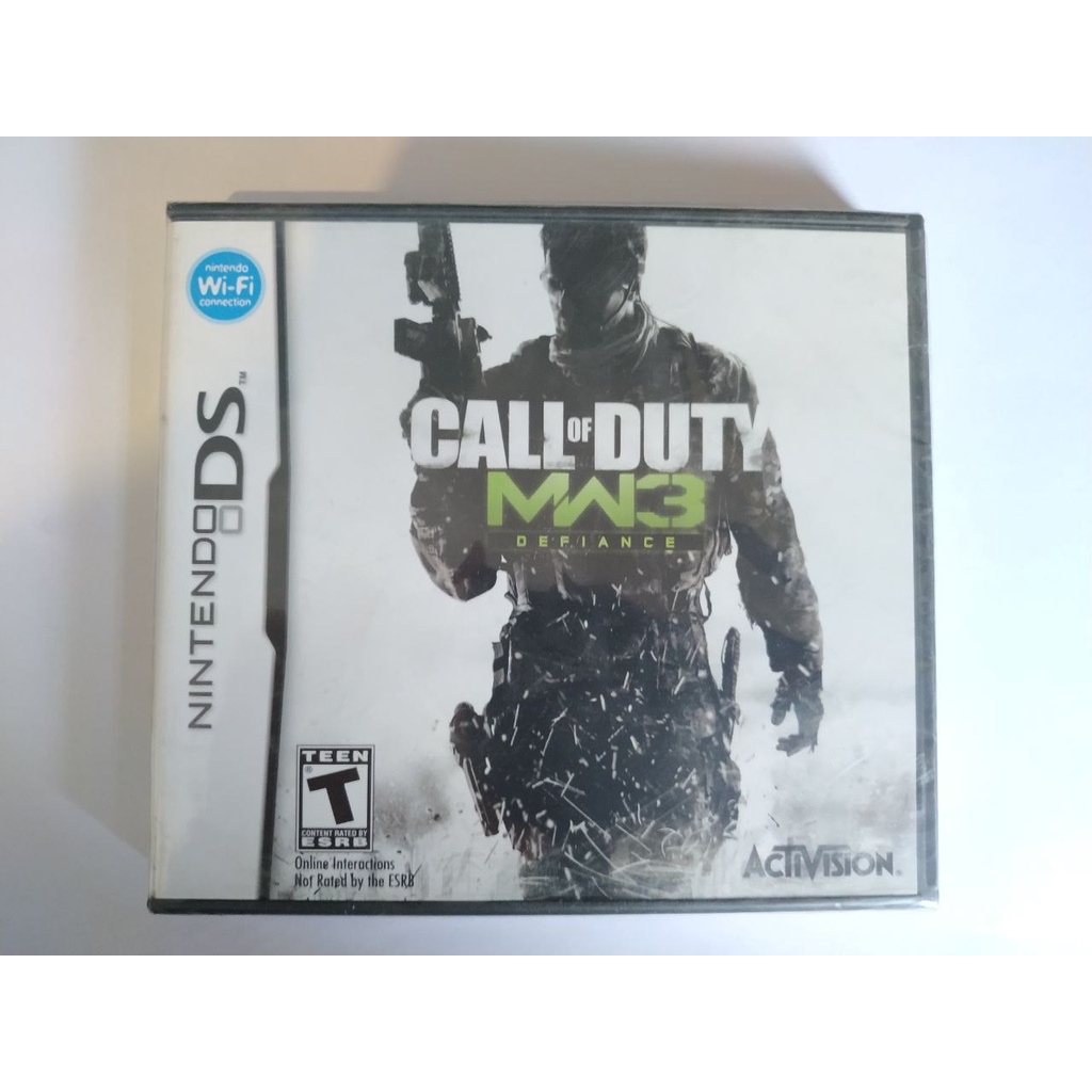 Call of Duty Modern Warfare 3 MW3 Defiance Nintendo DS Original Lacrado ...