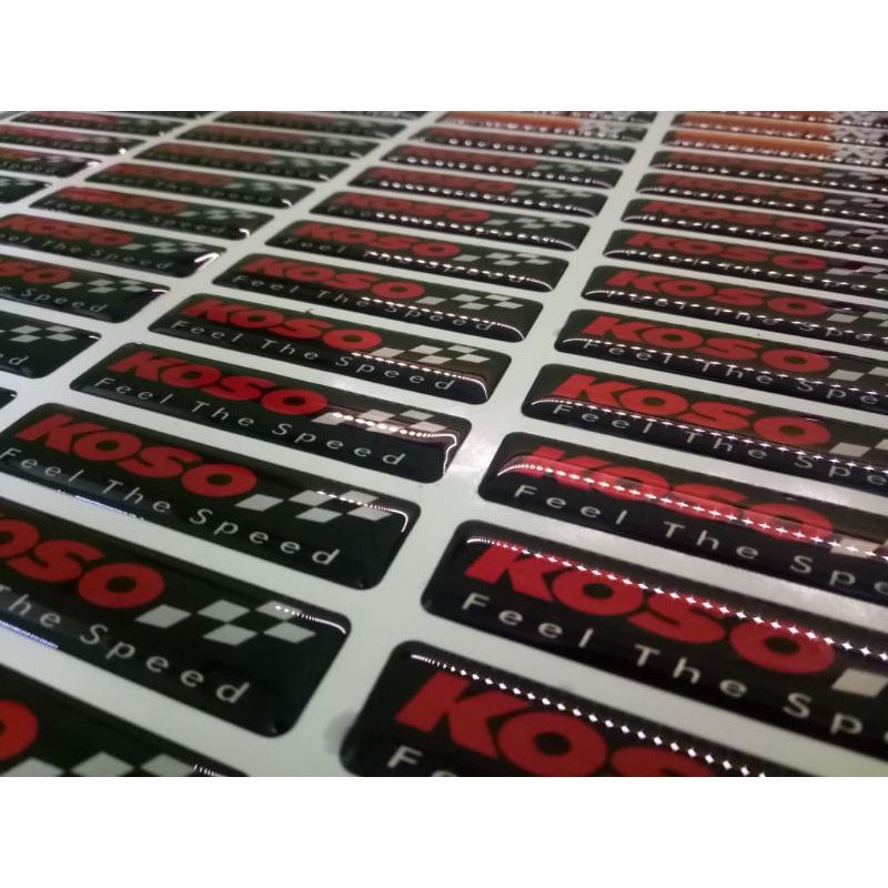 Adesivo Com Filtro De Emblema Koso racing | Shopee Brasil