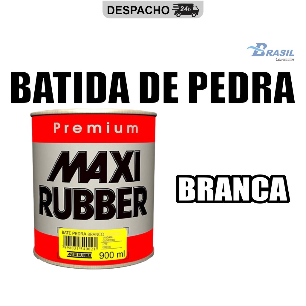 Batida De Pedra Branca 1kg - Maxirubber - Escorrega o Preço