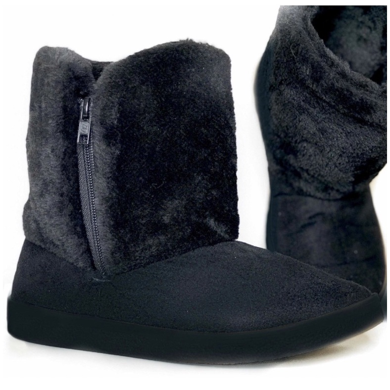 Bota Coturno de Pelo Lã Forrada Inverno Frio Polaina Cano Curto ...
