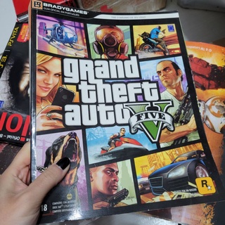 Livro - Guia Oficial Grand Theft Auto V GTA V | Shopee Brasil