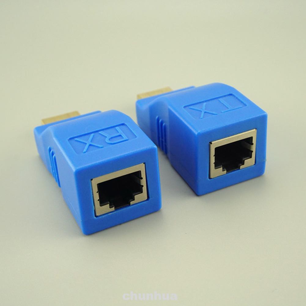 Extensor Hdmi Tx / Rx Adaptador 30m Transmit Cat6 Cat5e | Shopee Brasil