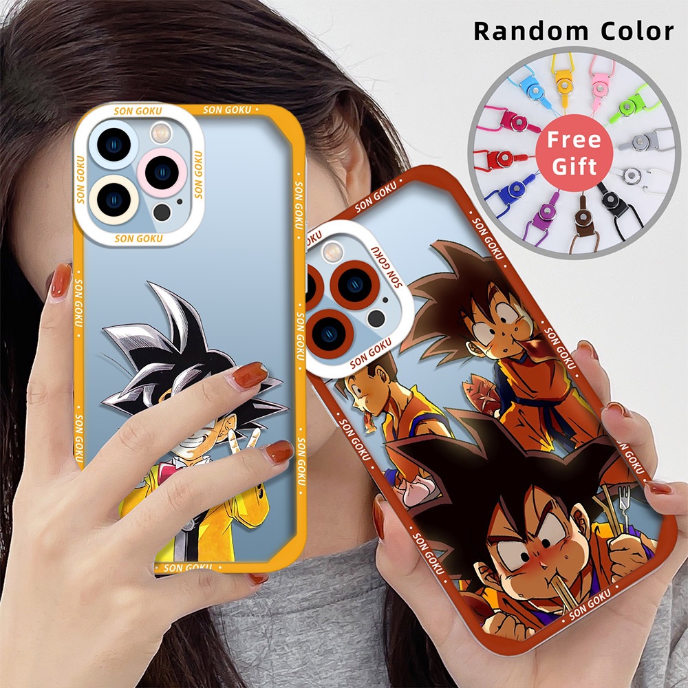 Popular Anime Dragon Ball Pattern Caixa Macia Compatível Para iPhone 13 ...