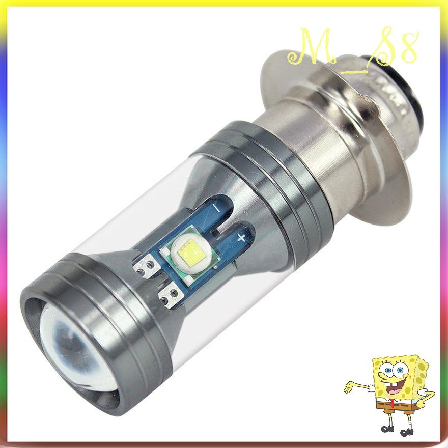 Farol De Led H6 Px15D Motocicleta Reequipamento 3 Led | Shopee Brasil