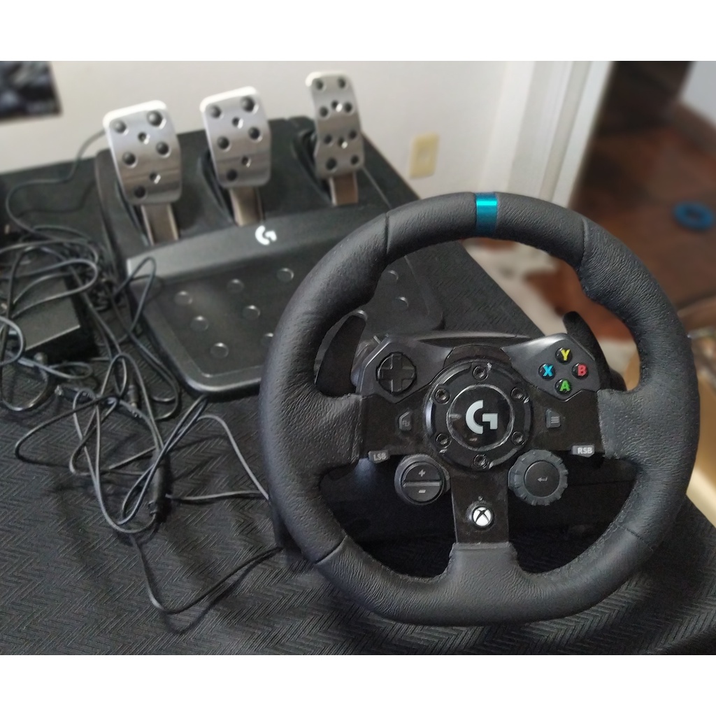 Volante Logitech G923 para Xbox Series X|S, Xbox One e PC | Shopee Brasil