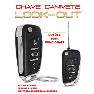 Alarme Universal Look Out Com Sistema Anti Assalto + Chave Canivete ...