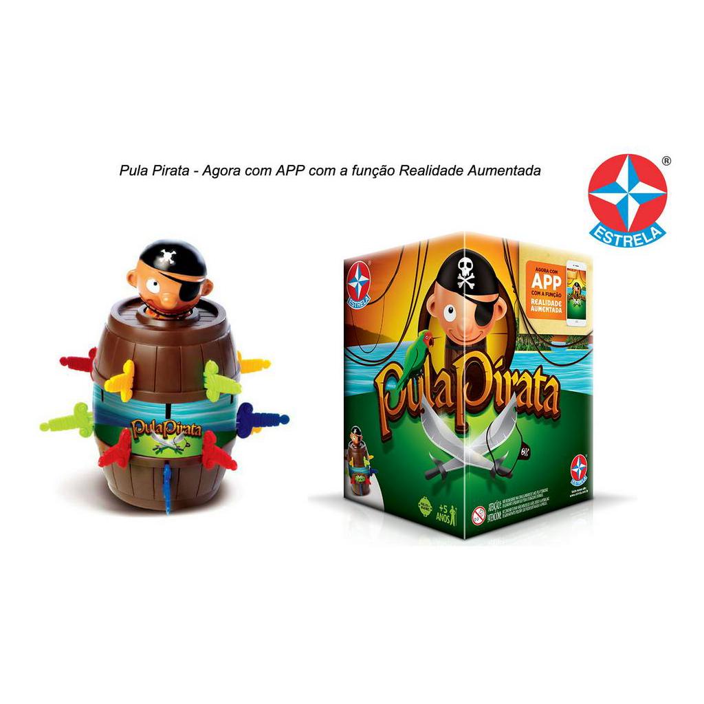 Jogo Pula Pirata Estrela Original App Realidade Aumentada | Shopee Brasil