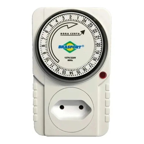 2 Timer Analogico Temporizador Bivolt Referencia 8769 24h 60hz | Shopee ...