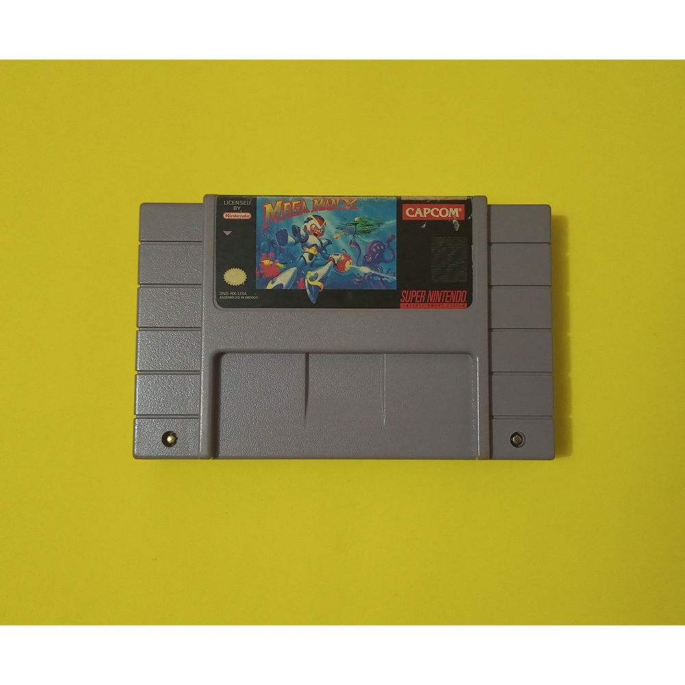 Mega Man X Megaman X (100% Original - Super Nintendo - SNES) | Shopee ...