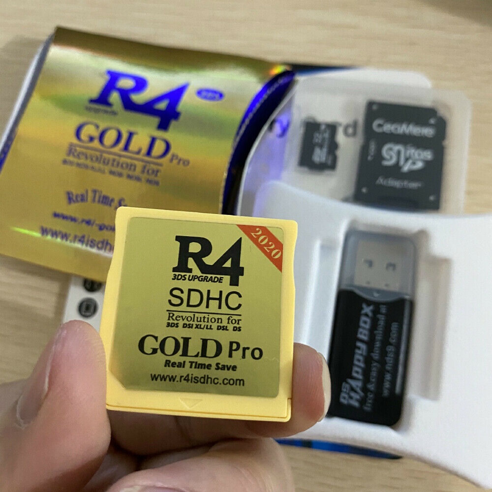 R4 Ouro Pro R4i Revolution 2020 R4s R4 (Opcional Cartão sd Com 500 ...