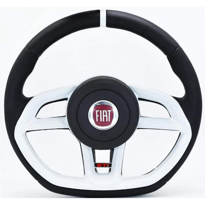 Volante Esportivo Branco Para Fiat Punto - 2007 - 2012 + Cubo | Shopee ...