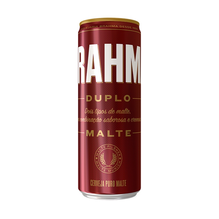 Cerveja Brahma Duplo Malte Lata 350 mL (Cx 12 uni.) - Escorrega o Preço
