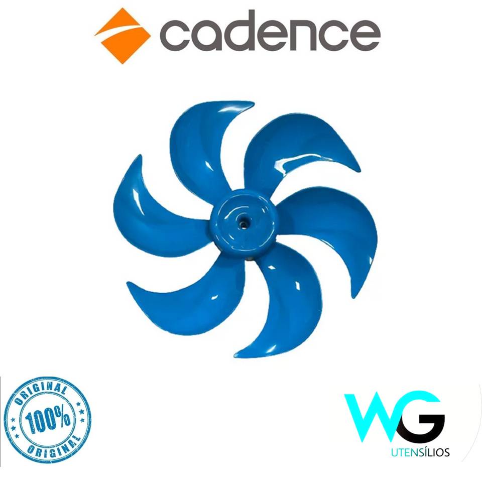Helice Ventilador Cadence 30cm 6 Pas Vtr560 Azul Original | Shopee Brasil