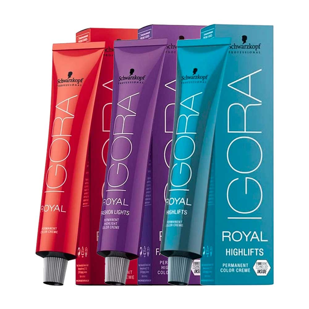 Kit 1 Coloração Igora Royal 8-77 1 L-77 1 12-1 - Escorrega o Preço