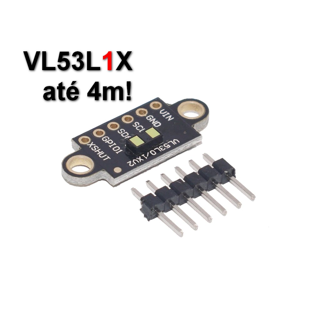 Modulo VL53L1X Sensor Distancia Laser Ranging Lidar TOF i2c 400cm 4m ...