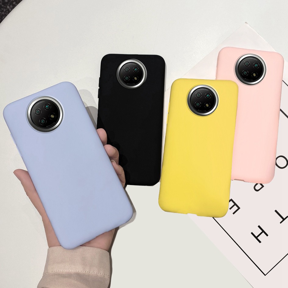 Capa De Silicone Flexível Fosca Anti-Impacto Para Xiaomi Redmi Note 9t ...