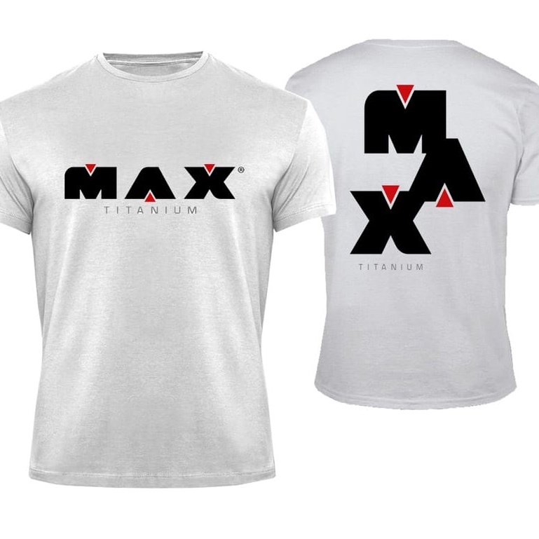 Camisa Camiseta de Treino Max Titanium Academia (DryFit) - Escorrega o ...