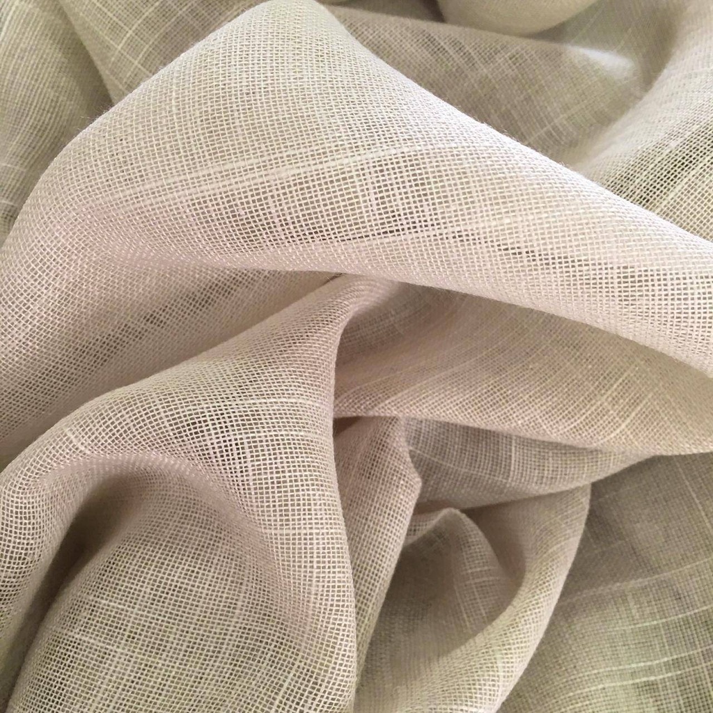 Tecido Gaze de Linho 3,00x1,00m Palha Para Cortinas | Shopee Brasil