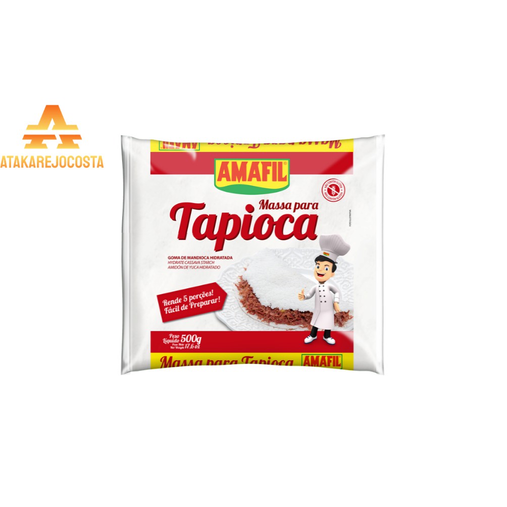 Massa para Tapioca 500g Amafil | Shopee Brasil