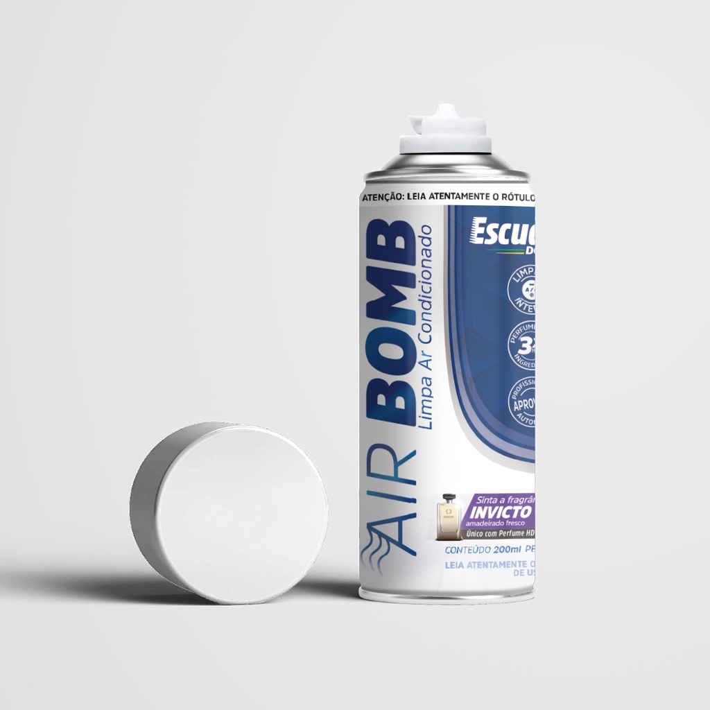 Spray Limpa Ar Condicionado Air Bomb Invicto - Escuderia do Brasil ...