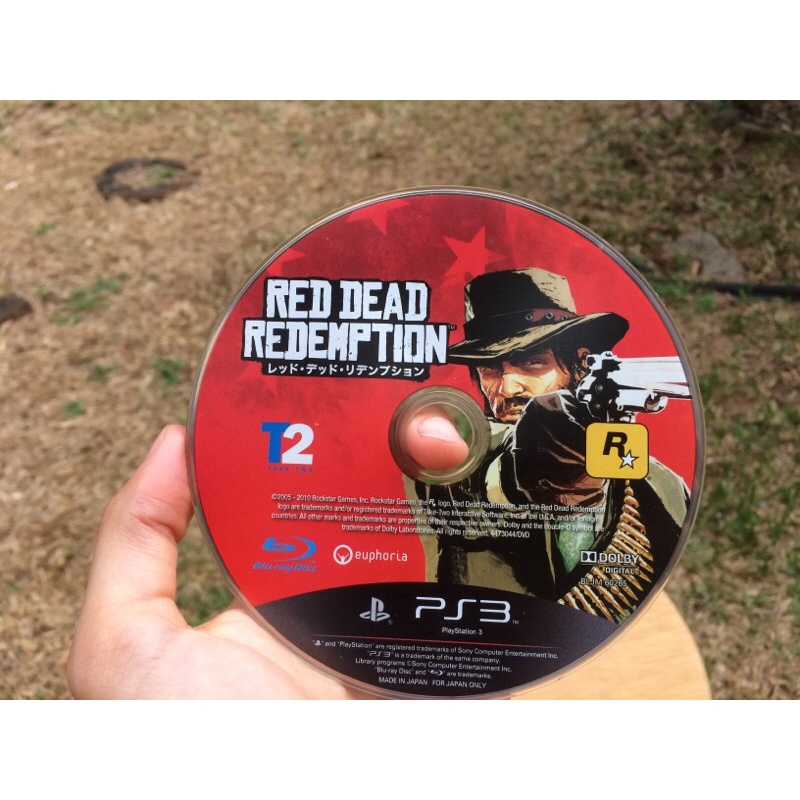 Red Dead Redemption - Ps3 (SOMENTE DISCO - JAPONES) | Shopee Brasil