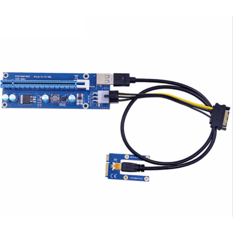 Mini PCIe to PCI Express 16X Riser for Laptop External image Card EXP ...
