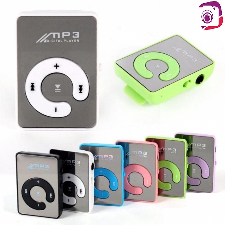 Mini MP3 Player Portátil Fashion USB Digital com Suporte para Cartão de ...