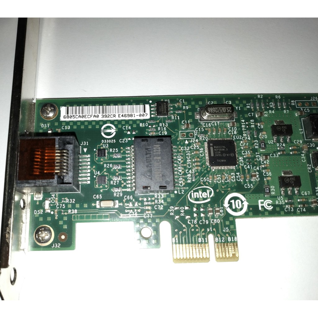 Placa de rede intel EXPI9301CT 1gb gigabit PCIe 82574L CT Desktop ...