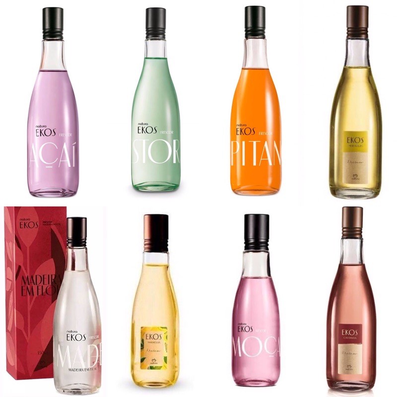 Colônia Frescor Natura Ekos 75ml Ou 150ml Original Lacrado Várias Opções Castanha Maracujá Açaí 