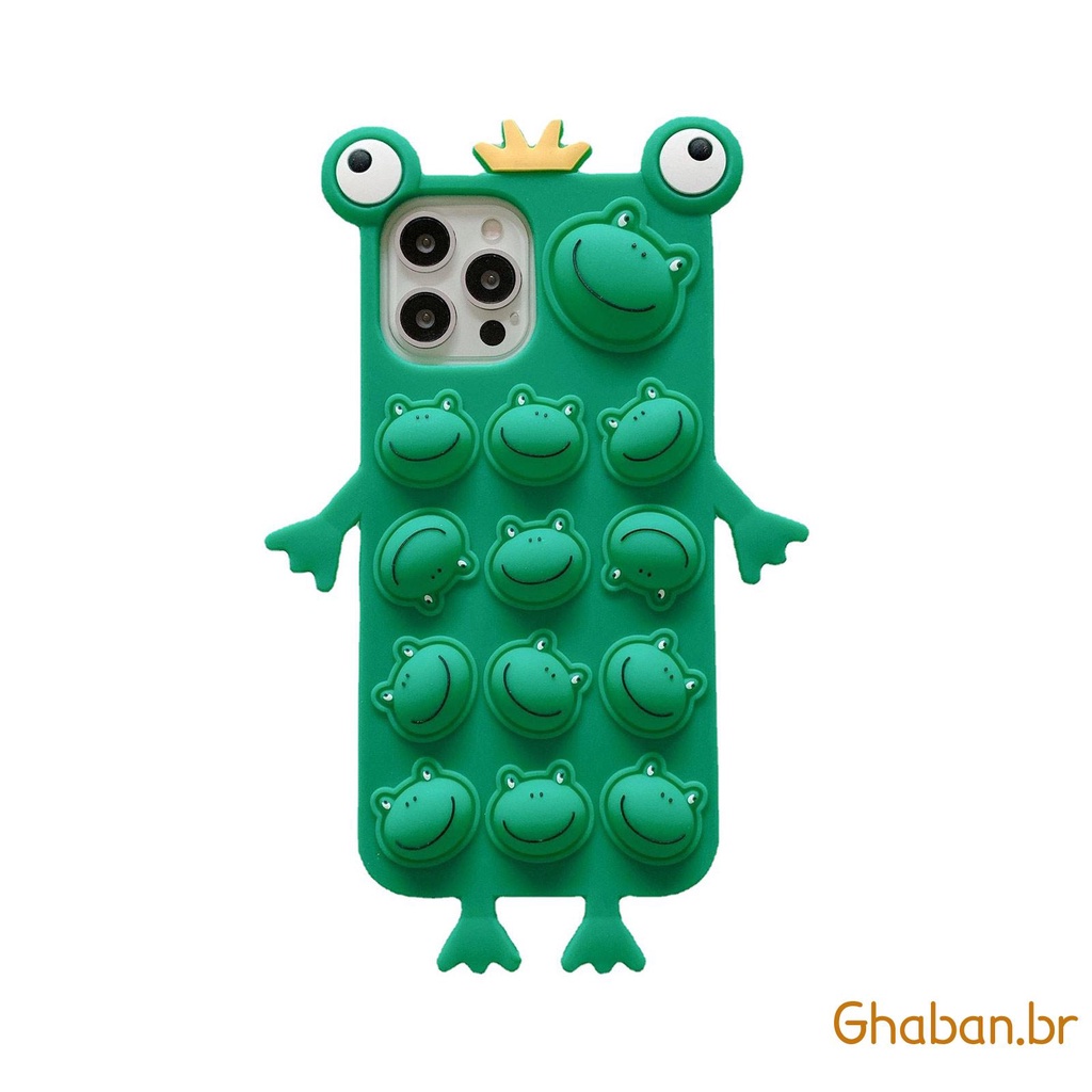 Ccct-Capa De Proteção De Celular Com Formato De Sapo / Brinquedo Para ...