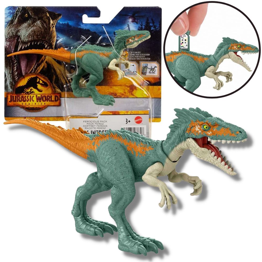 Dinossauro Moros Intrepidus 19 cm - Jurassic World - Mattel | Shopee Brasil