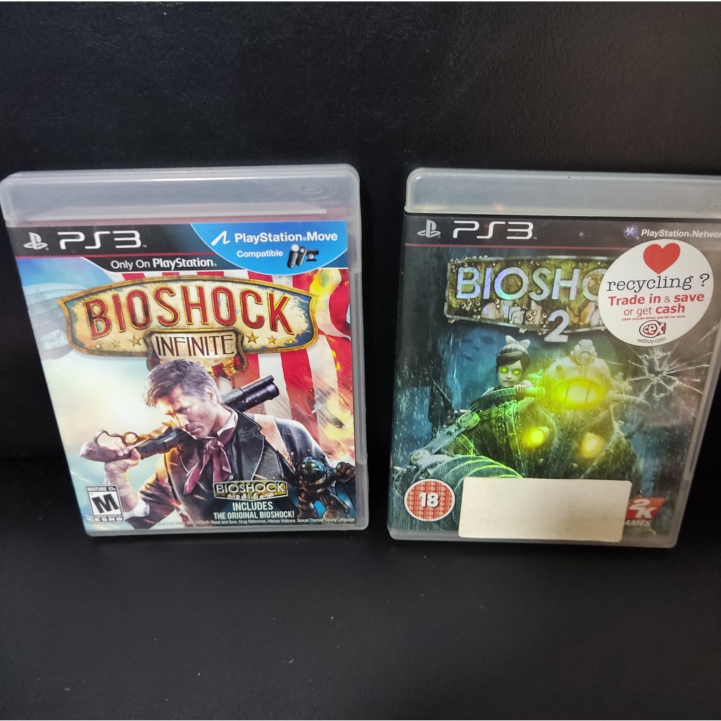 BioShock Infinite + BioShock 2 - PS3 (mídia física) - PlayStation 3 ...