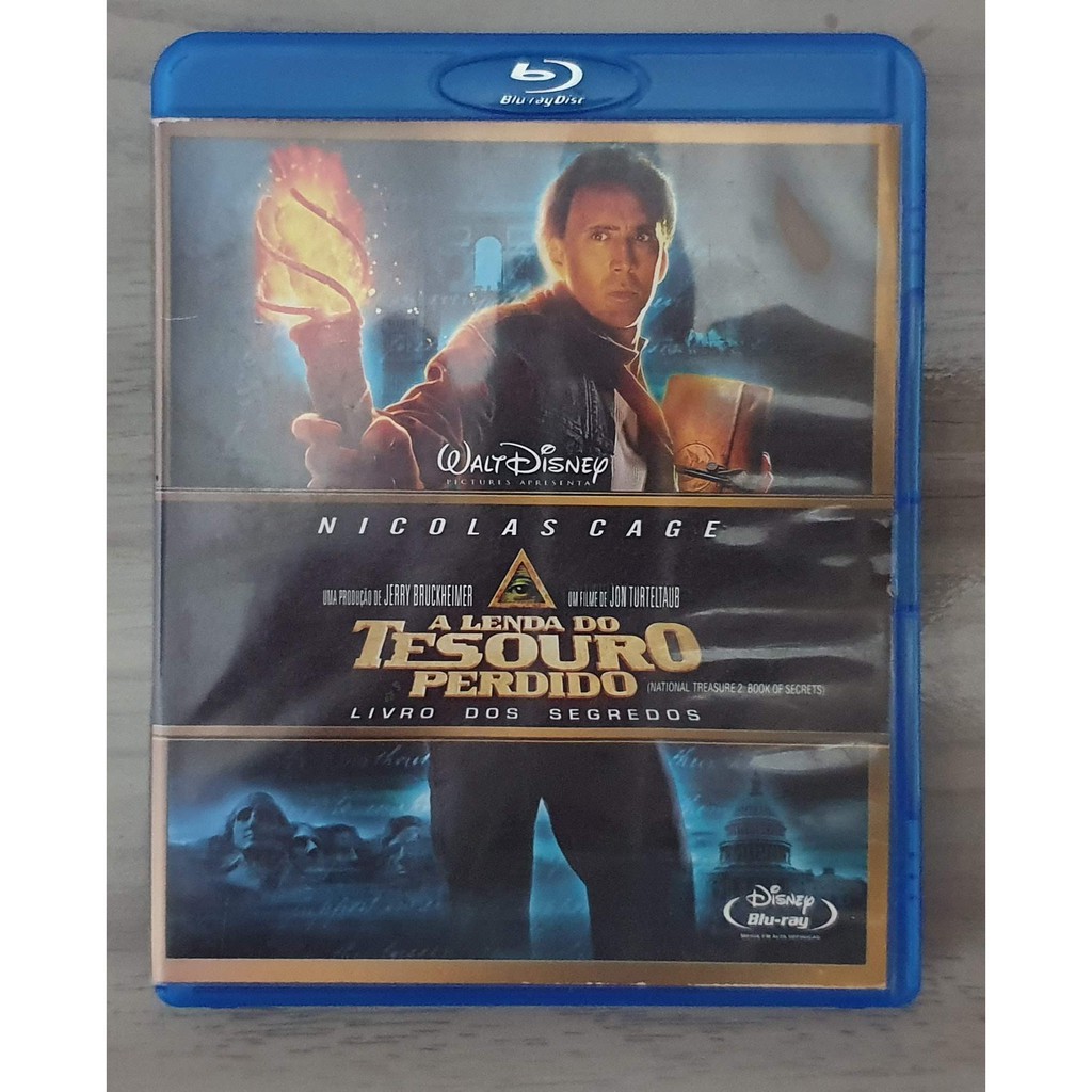 Blu-ray A Lenda do Tesouro Perdido 2: Livro dos Segredos - Nicolas Cage ...