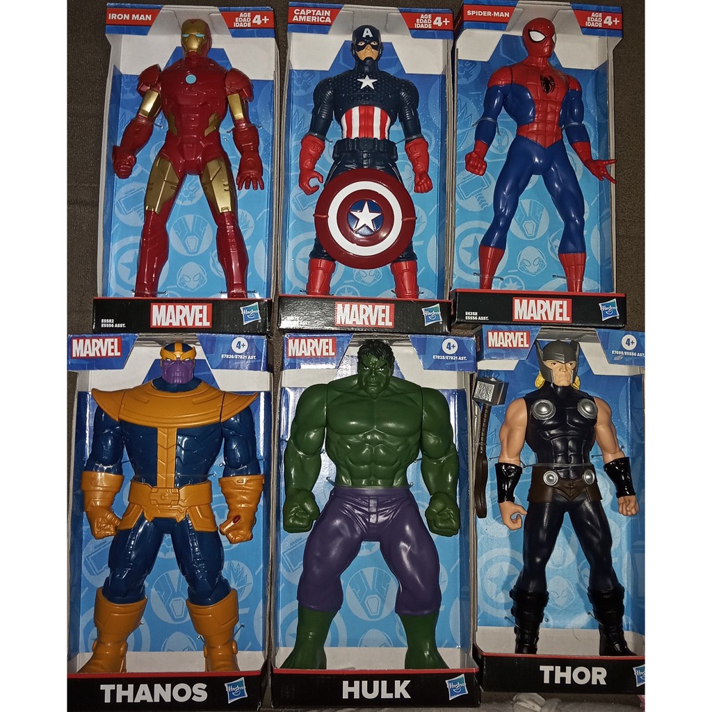 Bonecos Marvel Huck Homem De Ferro Homem Aranha Capitão América