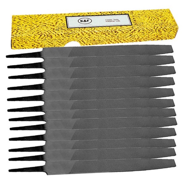 Kit 12 Lima Chata 8 Polegadas Para Enxada | Shopee Brasil