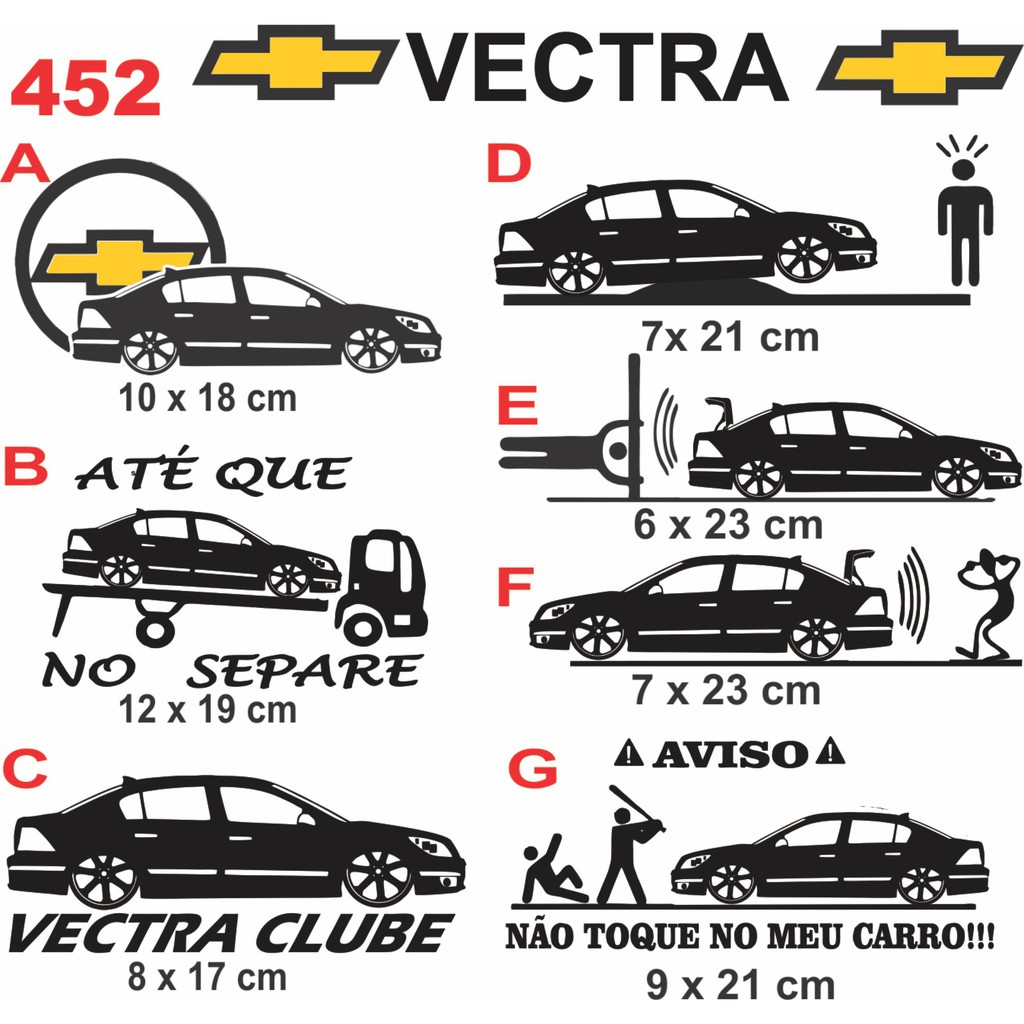 Adesivo personalizado do Vectra Elite , 1 unidade | Shopee Brasil