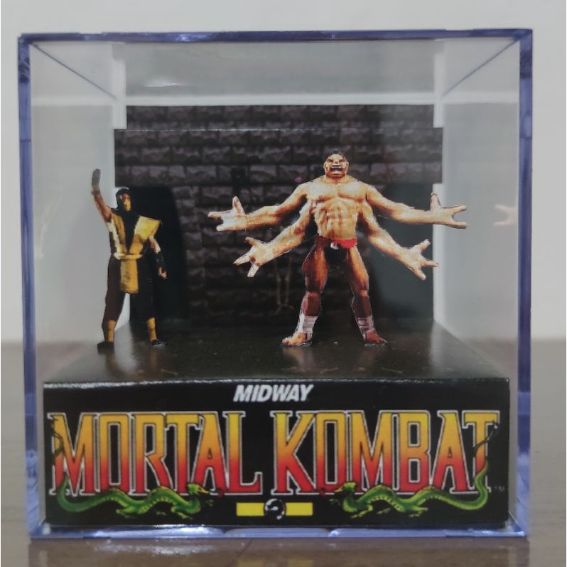Cubo diorama - Mortal Kombat - Scorpion Vs Goro | Shopee Brasil Cubo diorama - Mortal Kombat - Scorpion Vs Goro | Shopee Brasil