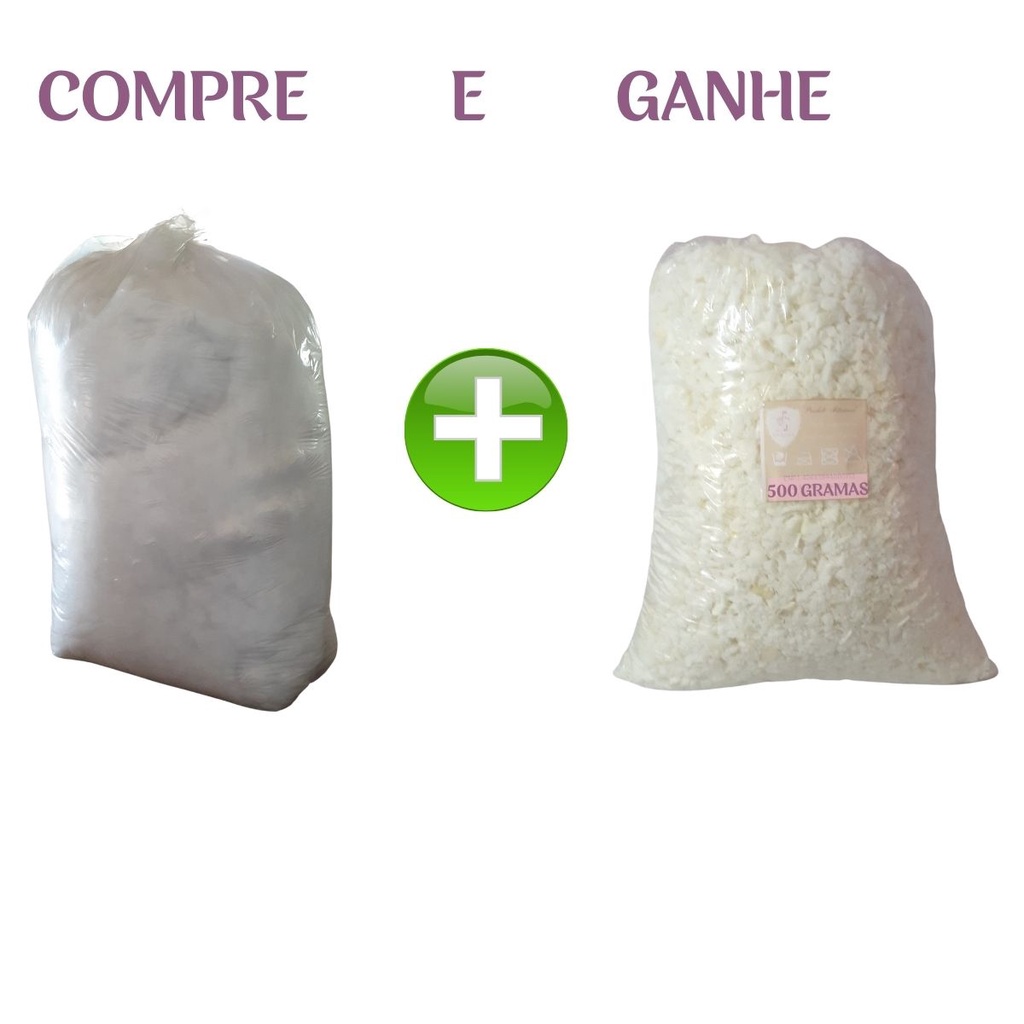 Fibra Siliconada Para Enchimentos Pacote Com 1 Kg | Shopee Brasil