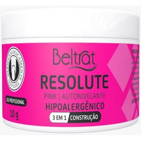 Mini Gel p/ Unhas Resolute Pink - Beltrat (10g) | Shopee Brasil