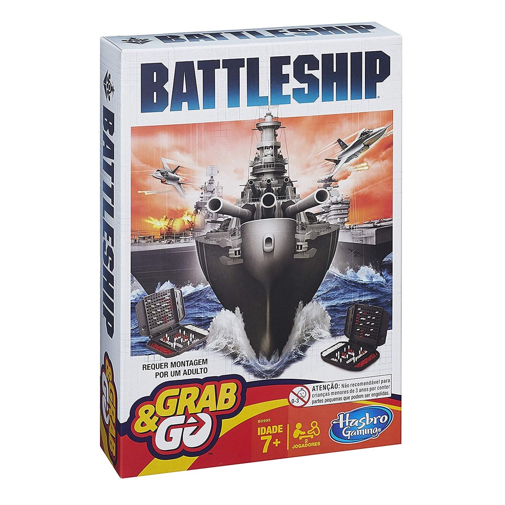 Jogo Hasbro Gaming Battleship Grab & Go - B0995 | Shopee Brasil
