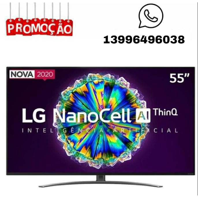 Smart TV LED 55 LG Ultra HD 4K NanoCell WiFi HDR GoogIe Assistente ...