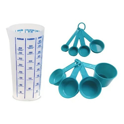 Kit Copo medidor + Colheres medidores + Xícaras Medidoras | Shopee Brasil