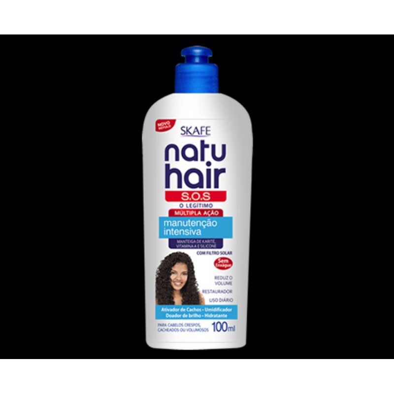 Creme de pentear natu hair tradicional | Shopee Brasil