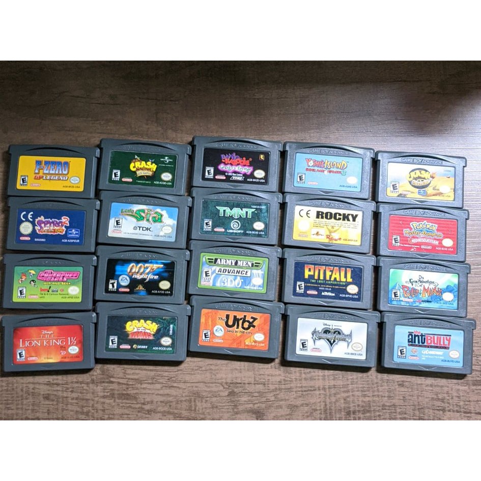 Jogos originais para Game Boy Advance, Nintendo, GBA, Mario, Dragon ...